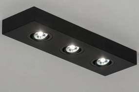 Stropní LED svítidlo Spot Quality Quadra 3 Black