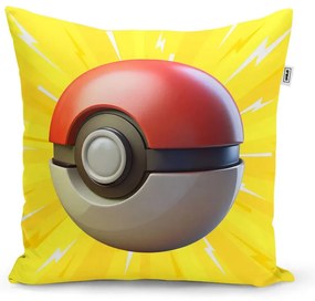 Sablio Polštář Pokemon ball Exploze - 50x50 cm
