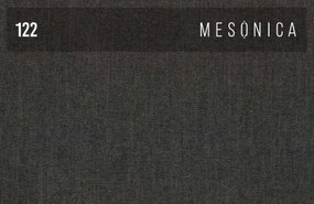 Antracitově šedá látková dvoumístná pohovka MESONICA Fluvio 205 cm