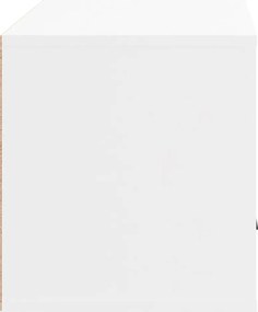 vidaXL Nástěnný botník 70 x 35 x 38 cm kompozitní dřevo [821012] Barva: Bílá