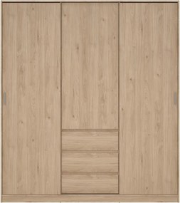 Šatní skříň Simplicity III, hikora jackson