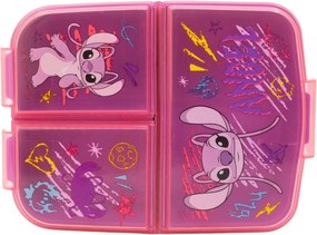 Multibox na svačinu Lilo &amp; Stitch - motiv Angel - se 3 přihrádkami