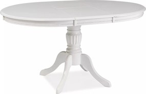 Jídelní rozkládací stůl Olivia 106/141 cm bílý