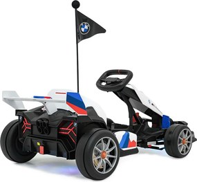 Ramiz BMW motokára s funkcí driftu bílá