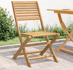 vidaXL Skládací zahradní židle 4 ks 48,5 x 61,5 x 87 cm masivní akácie [365740]