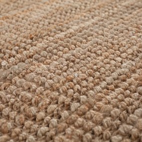 Behúň Sarita Jute Boucle Natural, 60x230, béžová, chodba / predsieň, Flair Rugs