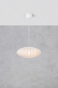 Bílé závěsné svítidlo ø 50 cm Solia – Markslöjd