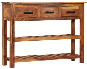 Příborník se 3 zásuvkami 110x30x80 cm masivní akáciové dřevo 338032