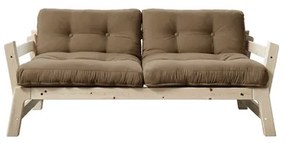 sofa STEP by Karup - 75*158 cm natural (přírodní) + futon mocca 755