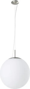 Eglo 63271 - Lustr na lanku PIEDALE 1xE27/60W/230V pr. 43 cm matný chrom