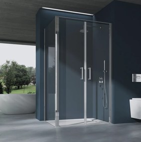 design sprchový kout RAVENA R66 - do tvaru L 90-140cm