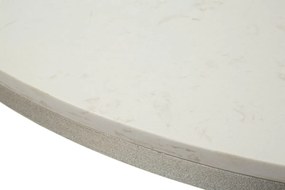 Designový jídelní stůl Nagendra 100 cm stříbrný