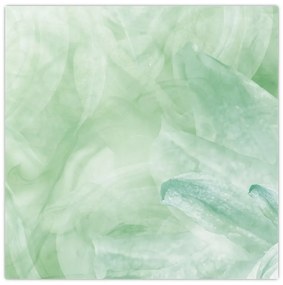 Obraz - Zelený květ (30x30 cm)