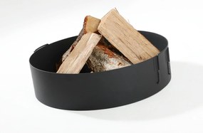 Designové ohniště FUEGO, průměr 58 cm, nerez, stříbrná