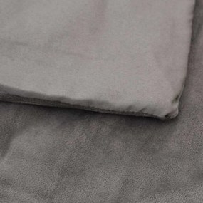 Zátěžová deka s povlečením šedá 122 x 183 cm 9 kg textil 3154884