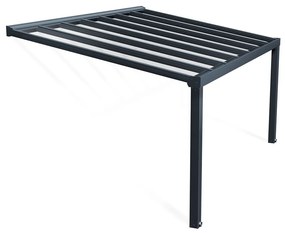 Palram Stockholm 3,4 x 5,2 antracit luxusní hliníková (montovaná) pergola
