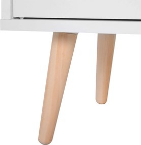 HOMCOM Konzolový stůl s úložným prostorem - Víceúčelový nábytek do jídelny, obýváku, koupelny a chodby 80x29,5x96 cm