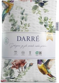 Krepové perkálové prodloužené povlečení Kolibřík - barevný 2 Velikost: 140 x 220 + 70 x 90