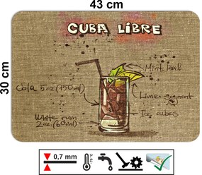 PokojovaDekorace.cz, Prostírání - 021, Cuba Libre, 43x30cm