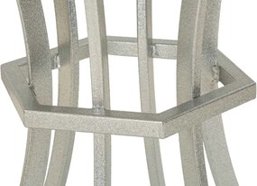 Designový odkládací stolek Nagendra 56 cm stříbrný