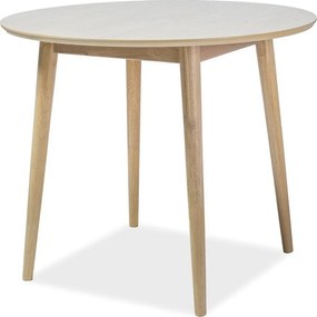 Casarredo - Komfort nábytek Kulatý jídelní stůl NELSON 90, dub