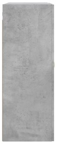 Nástěnné skříňky 2 ks betonově šedé kompozitní dřevo,  3198053