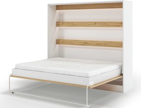 Devesto Sklápěcí postel Horizontální 160 Dub Artisan LED