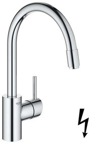 Grohe Concetto - Dřezová baterie s výsuvnou sprškou, chrom 31212003