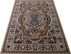 DY Orientální hnědý koberec Alfa 06 Rozměr: 60x100 cm