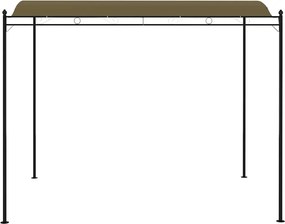 Stínící markýza 3 x 2,4 m taupe 180 g/m² 312216