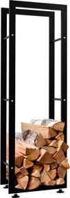 Stojan na palivové dřevo Keri V2 25x40x125 – černá