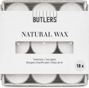 NATURAL WAX Čajové svíčky 18 ks