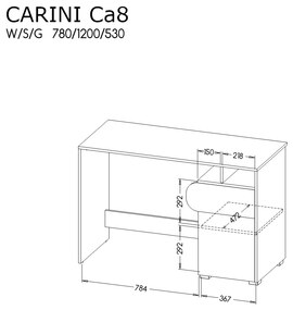 Dětský pokoj CARINI 1 Dolmar