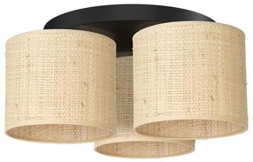 Luminex Lustr přisazený RATTAN 3xE27/60W/230V ratan LU5276