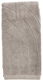 Šedý froté bavlněný ručník 50x100 cm Time – Zone