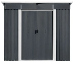 Riwall PRO RMSP 9x8 Anthracite LUX zahradní domek kovový 2,4 x 2,8 m s pultovou střechou antracit