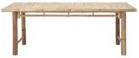 Bambusový jídelní stůl sole 200 x 100 cm přírodní MUZZA