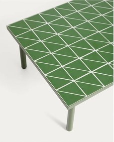 Zahradní konferenční stolek s keramickou deskou 61x122 cm Maurina – Kave Home