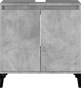 vidaXL Skříňka pod umyvadlo 58 x 33 x 60 cm kompozitní dřevo [821264] Barva: Betonová šedá