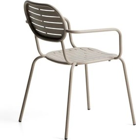 Taupe kovová zahradní židle Brai – Kave Home