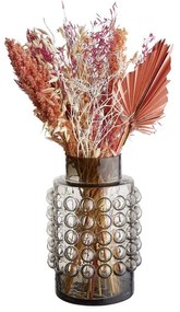 Butlers BUBBLE Váza 35 cm - šedá