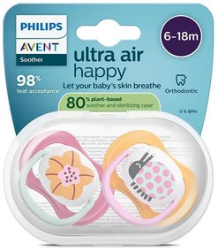 PHILIPS AVENT Šidítko Ultra air obrázek 6-18 m 2 ks Philips Avent Chlapec