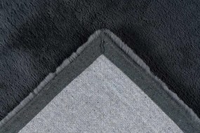 Lalee Kusový koberec Heaven 800 Graphite Rozměr koberce: 160 cm KRUH