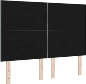 Čelo postele Světle šedá 144 cm textil 3337912