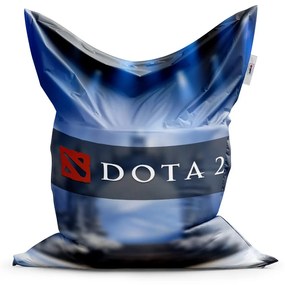 Sablio Sedací vak Classic DOTA 2 Modrá - 150x100 cm