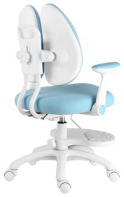 Dětská rostoucí židle Neoseat KIDDY TWO — látka, modrá