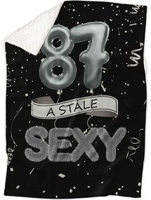 Deka Stále sexy – Černá (věk: 87, Podšití beránkem: ANO)