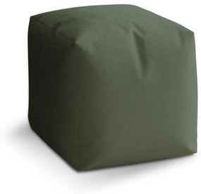 Sablio Taburet Cube Vojenská zelená 2: 40x40x40 cm