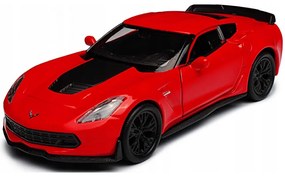 008805 Kovový model auta - Nex 1:34 - 2017 Chevrolet Corvette Z06 Červená