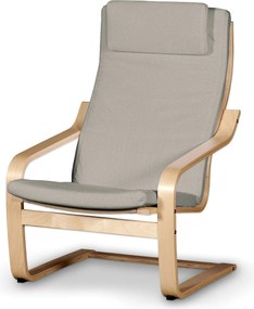 Sedák na křeslo IKEA Poäng II barva béžová látka pletený vzor